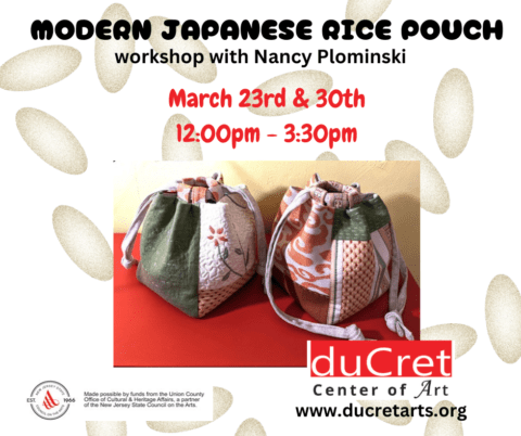 Sewing: Japanese Rice Pouch - duCret Center of Art